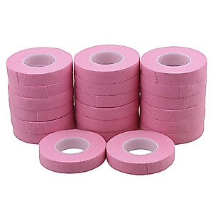 Yibuy Pink Finger Adhesive Tape 5 Meter Length for Strings Instrument Pack of 20