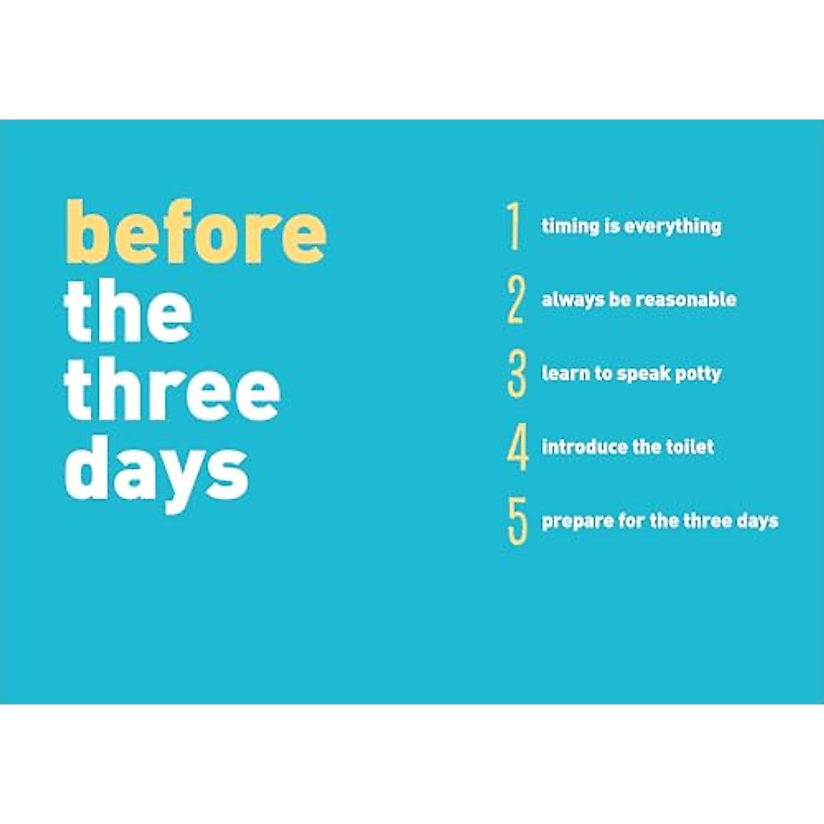 Potty Training in 3 Days: The Step-by-Step Plan for a Clean Break from Dirty Diapers