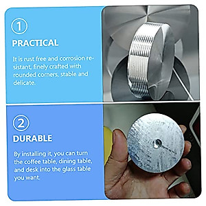 6pcs Solid Aluminum Cake Sublimation Blank Sublimation Badge Reel Blanks Aluminum Circle Disc Round Metal Coffee Table Thick Aluminum Discs Aluminum Alloy Glass Aluminum Sticker