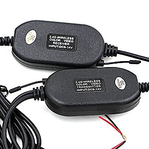 EZoneTronics 2.4G Car Backup Camera Rearview Camera for Vehicle Wide Angle HD Easy-Installation 7LED Night Vision Waterproof Rear View Back Up Camera Fit All Cars