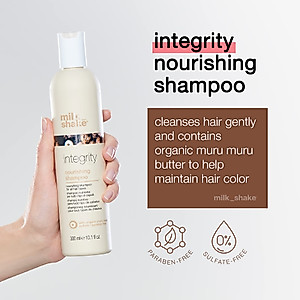 milk_shake Integrity Nourishing Shampoo - Anti Frizz Shampoo With Muru Muru Butter - Paraben And Sulfate Free, 1.7 Fl Oz