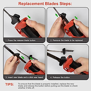 VLOXO Cordless Electric Fillet Knife with 4 Ti-Nitride S.S. Coated Non-Stick Blades & 2 Batteries Safe Lock Non-Slip Grip Handle Rechargeable Electric Fishing Knife Outdoor Edge Knife for Fishing