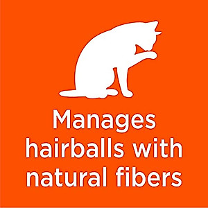 IAMS PROACTIVE HEALTH Adult Hairball Care Dry Cat Food with Chicken and Salmon Cat Kibble, 7 lb. Bag