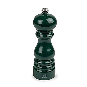 PEUGEOT - Paris Pepper Mill 18 cm - Paris Rama Collection - Classic Adjustment - PEFC Certified Wood - Made in France - Forest Green