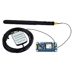 NB-IoT/Cat-M(eMTC)/GNSS HAT for Raspberry Pi 4B/3B+/3B/2B/B+/A+/Zero/Zero W Based on SIM7080G,Globally Applicable,Onboard USB Interface and Voltage Translator SIM Card Slot Support ONLY 1.8V SIM Card