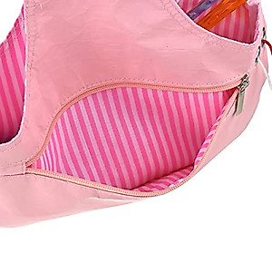 COHEALI Knitted Tote Bag Handbag Bag Storage Needles Tote Holder Big DIY Kraft Crochet Unfinished Projects Organizer Knitting Accessories Wool Yarn and Brown Other Bag for Crochet Hooks