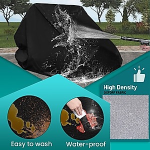 QYMOTO Go Kart Cover,Go Kart Accessories 2 Seater Coleman KT196 Outdoor All Weather Protection Waterproof Windproof GK200, CK196,Baja,TrailMaster,Mudhead Buggy Parts