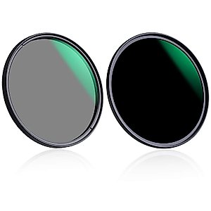 K&F Concept 72mm ND1000 CPL Lens Filter Kit (2 Pcs) Neutral Density ND1000 + Circular Polarizer Filter with 24 Multi-Layer Coatings for Camera Lens