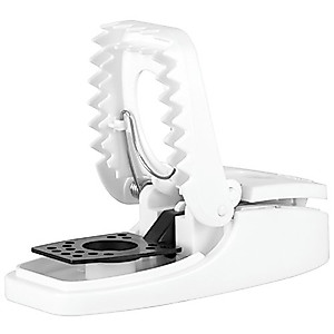 Tomcat Press 'N Set Mouse Trap, Plastic, Spring-Loaded Mouse Killer with Grab-Tab, 2 Traps