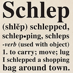 CafePress Webster's Schlep Tote Canvas Tote Shopping Bag