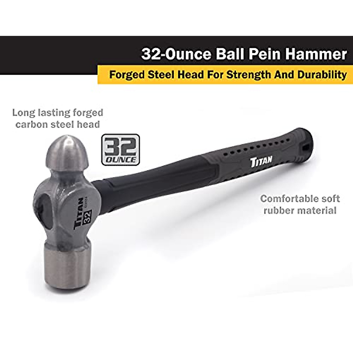 Titan - 32 Oz. Ball Pein Hammer (63024)