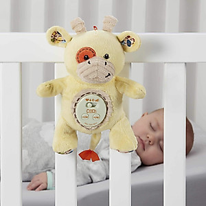 Cinch by dexbaby Plush Mini Giraffe - Sleep Aid Womb Sound Soother w/Playard and Crib Attachment