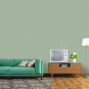 practicalWs Sage Green Wallpaper Stick and Peel Green Contact Paper 17.7'' x 118.1'' Green Removable Wallpaper Self-Adhesive Vinyl Solid Wallpaper for Bedroom Kitchen Cabinets