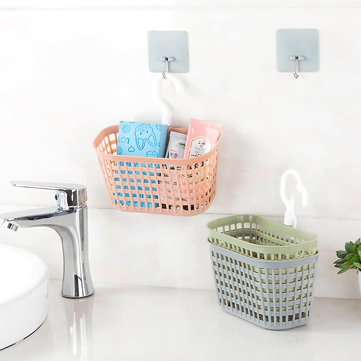 Cabilock Shower Organizer Hanging Shower Storage Shower Shampoo Holder Toiletry Bag Bin Hanging Shower Basket Bathroom Tote Sink Candy Kitchen Storage Organizer Cart Take a Bath