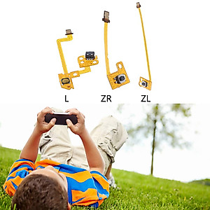 Ximimark 2 Pcs L Button Key Ribbon Flex Cable Replacement Part for Nintendo Switch Joy-Con Controller Buttons Cable Gai