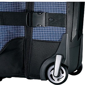 Samsonite Ripstop Wheeled Rolling Duffel Bag, Blue, 26-Inch