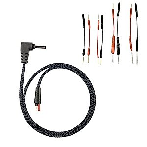 MirrorTap MTX-2010, DC Plug, 10" Long, Patented Radar Detector Power Cord with 2 Amp in-Line Fuse, Military Grade Taps, Made in USA
