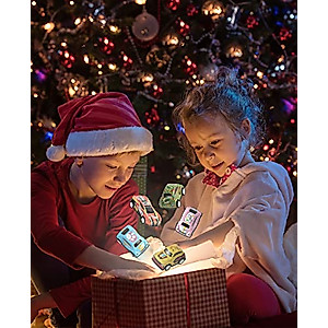 MONKLE 36 Pack Pull Back Cars, Friction Mini Toy Cars Fun Bulk Race Car Set for Kid Ages 3 4 5 6 Years Old, Boys and Girls Christmas Birthday Party Gifts, and Treasure Box Toys for Classroom