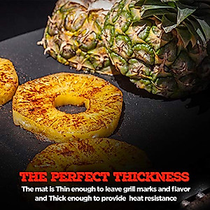 Kaluns Grill Mat, Best BBQ Mat - Heat Resistant up to 600 Degree - Nonstick, Reusable, Dishwasher Safe, Set of 3