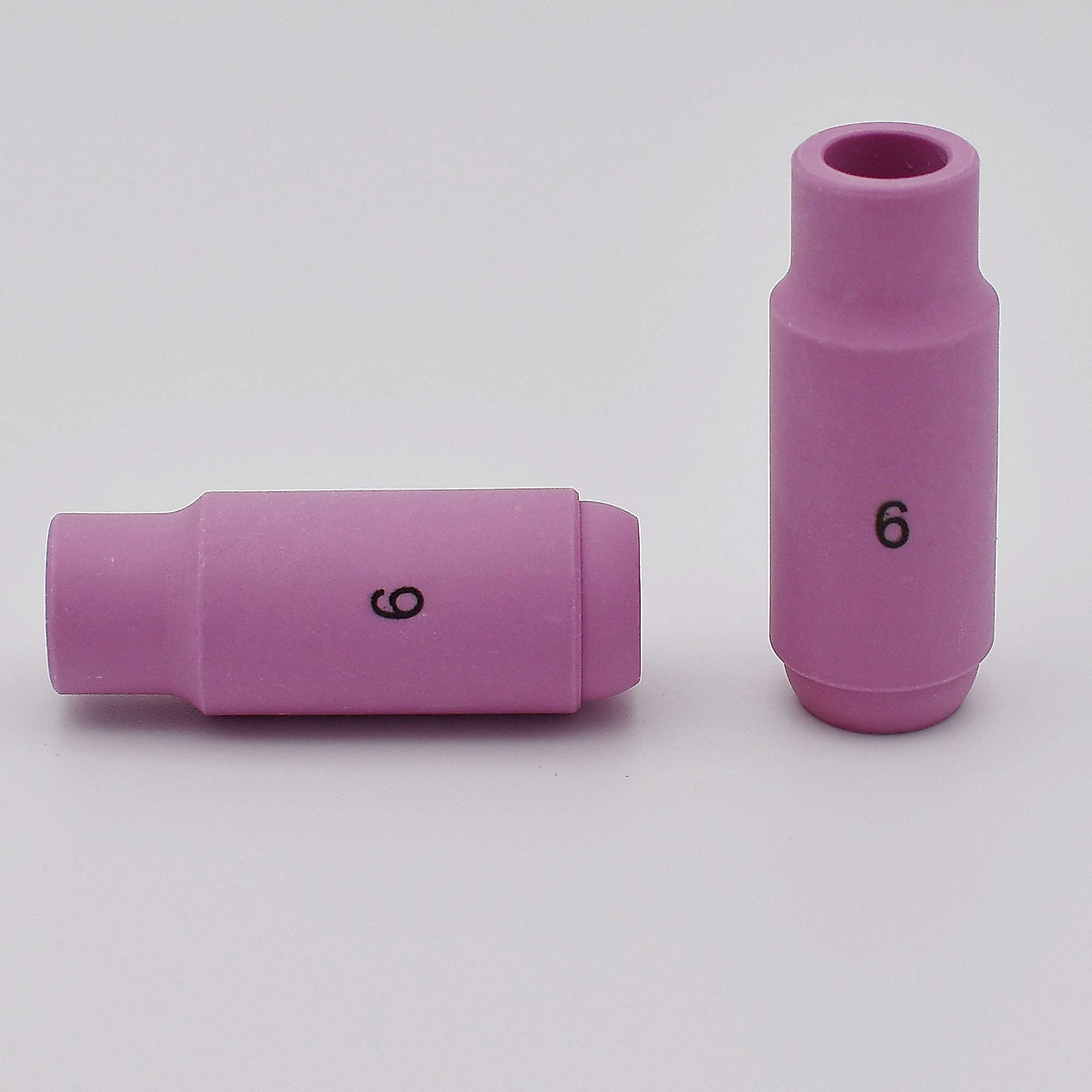 10N48 6# TIG Alumina Nozzles Ceramic Shield Cup Fit DB PTA SR WP 17 18 26 TIG Welding Torch 10PK (10N48 6#)