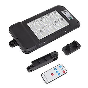 Solar Powered Street Lamp, Human Body Induction Wall Lights, Outdoor Waterproof Remote Control LED Wall Light, Sensitive Motion Detection Function for Backyard Garden Garage