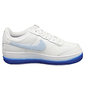 Nike Women's Air Force 1 Shadow White/Royal Tint-Racer Blue (FJ4567 100) - 8