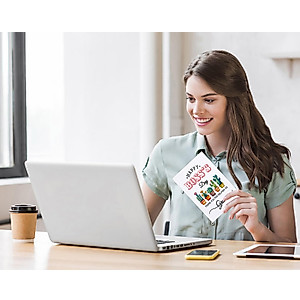 FLYAB Boss Day Card for Boss Women Men Happy Boss's Day Gift Card for Boss from Employee National Boss's Day Card with Envelope Christmas Birthday Thank You Card for Boss Manager Male Female