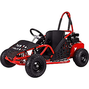 MotoTec 79cc Off Road Go Kart in Red