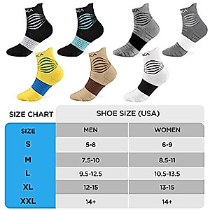 NEENCA Professional Compression Socks, Medical Athletic Ankle Socks for Injury Recovery & Pain Relief, Sports Protection, Circulation —1 Pair, 20-30 mmhg
