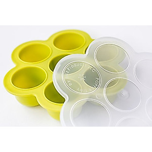 Made-in-USA - Popfex Silicone Egg Bites Mold for Instant Pot Accessories - Fits Instant Pot 5,6,8 qt Pressure Cooker - Reusable Storage Container and Freezer Tray with Lid for Homemade Baby Food