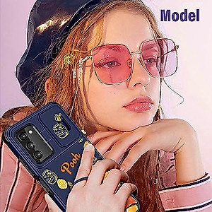 oqpa for Samsung Galaxy A03s Phone Case Cute Cartoon A03s Case with Camera Cover+Ring Holder, Kawaii Funny Case for Samsung A03s for Women Girly Girls Boys Cases for Galaxy A03s, Weini
