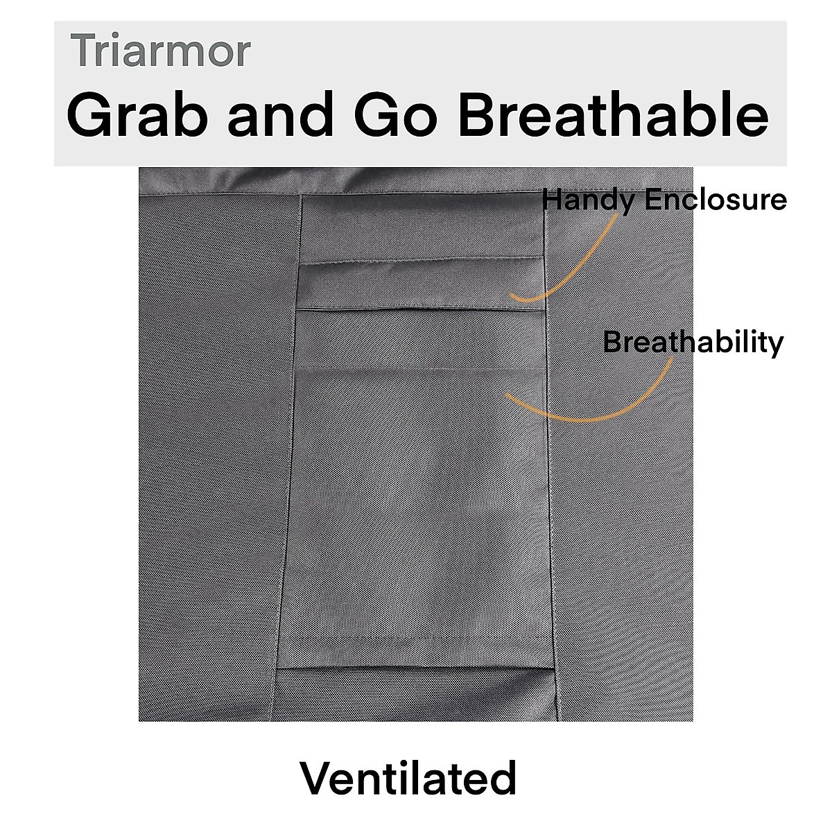 Triarmor 128 Inches Patio Furniture Cover Waterproof Outdoor Furniture Set Cover