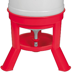 Little Giant 10 Gallon Tank Heavy Duty Poultry Chicken Gravity Waterer (2 Pack)