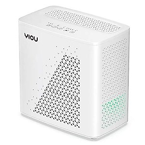 YIOU Air Purifier, Large Room Up to 547 Ft², H13 True HEPA Filter for Wildfires, Pets Hair, Dander, Smoke, Pollen, Quiet 20dB Air Cleaner for Bedroom Home Office Living Room Kitchen, R1(White)