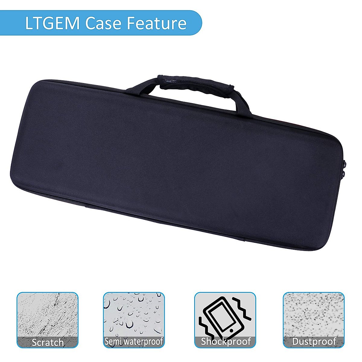 LTGEM EVA Hard Case for Native Instruments Komplete Kontrol M32 Controller Keyboard-Travel Protective Carrying Storage Bag