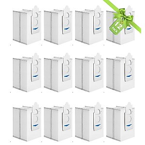 【12 Pack】Replacement x2 omni robot vacuum accessories Vacuum Bags Compatible with ECOVACS DEEBOT X2 Omni X2 PRO Omni Robot Vacuum Cleaner