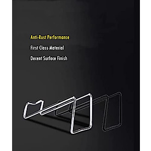 FrontierDecoration Frontier Simple Chrome Steel Wine Bottle Holder Tabletop Wine Rack