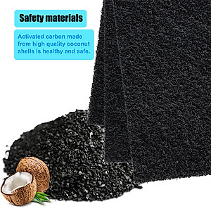 12 Pack Replacement Odor Absorbing Filter Refills for Home Zone Living Kitchen Trash Can, Activated Charcoal Deodorizer Compatible with Home Zone Living CleanAura Odor Control Compartments