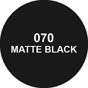 Permanent Vinyl 651, Adhesive Craft Vinyl, Waterproof for Outdoor Application, Perfect for DIY Crafters, Silhouette Cutting Machine Compatible (12" x 5ft, Black Matte)