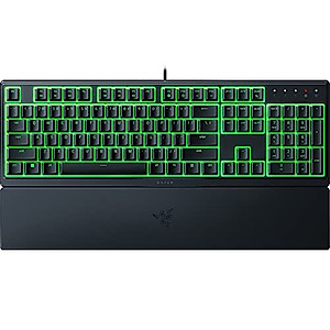 Razer Ornata V3 X Gaming Keyboard: Low-Profile Keys - Silent Membrane Switches - Spill Resistant - Chroma RGB Lighting - Ergonomic Wrist Rest - Classic Black