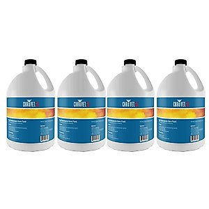 Gallon Bottles Chauvet DJ HFG Fluid for Hurricane Haze 2D Smoke Fog Machine Accessories Indoor and Outdoor, Weight 9 Pound, 4 Pack