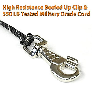 Walky Dog Plus Hands Free Dog Bicycle Exerciser Leash Newest Model with 550-lbs pull strength Paracord Leash Military Grade