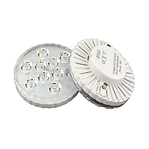 Bonlux Gx53 LED Bulb 5W, Gx53 LED Light Bulb Warm White Gx53 Under Cabinet Lights Gx53 LED Puck Light for Cabinet, Ceiling Lighting, Showcase, Exhibition, Shop Showroom Lighting (Pack of 4)