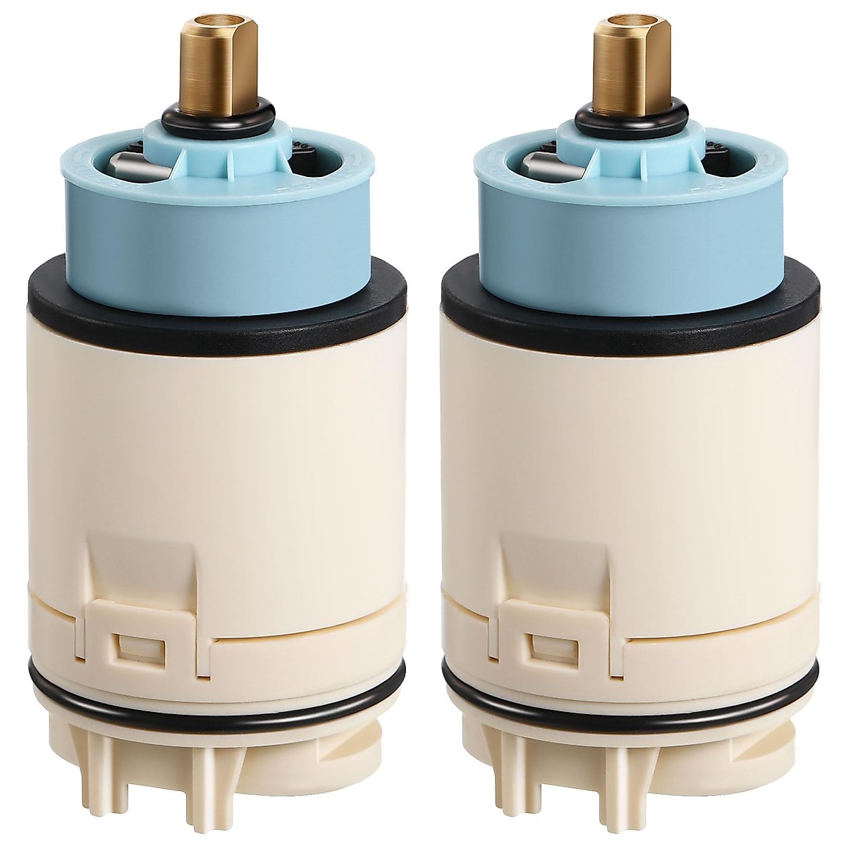 Dreyoo Single Function Pressure Balance Cartridge Replacement for RP70538, Shower Cartridge Compatible with Peerless and Delta Single Handle Tub/Showers Faucet (Check Valve Not Included) (2 Pack)
