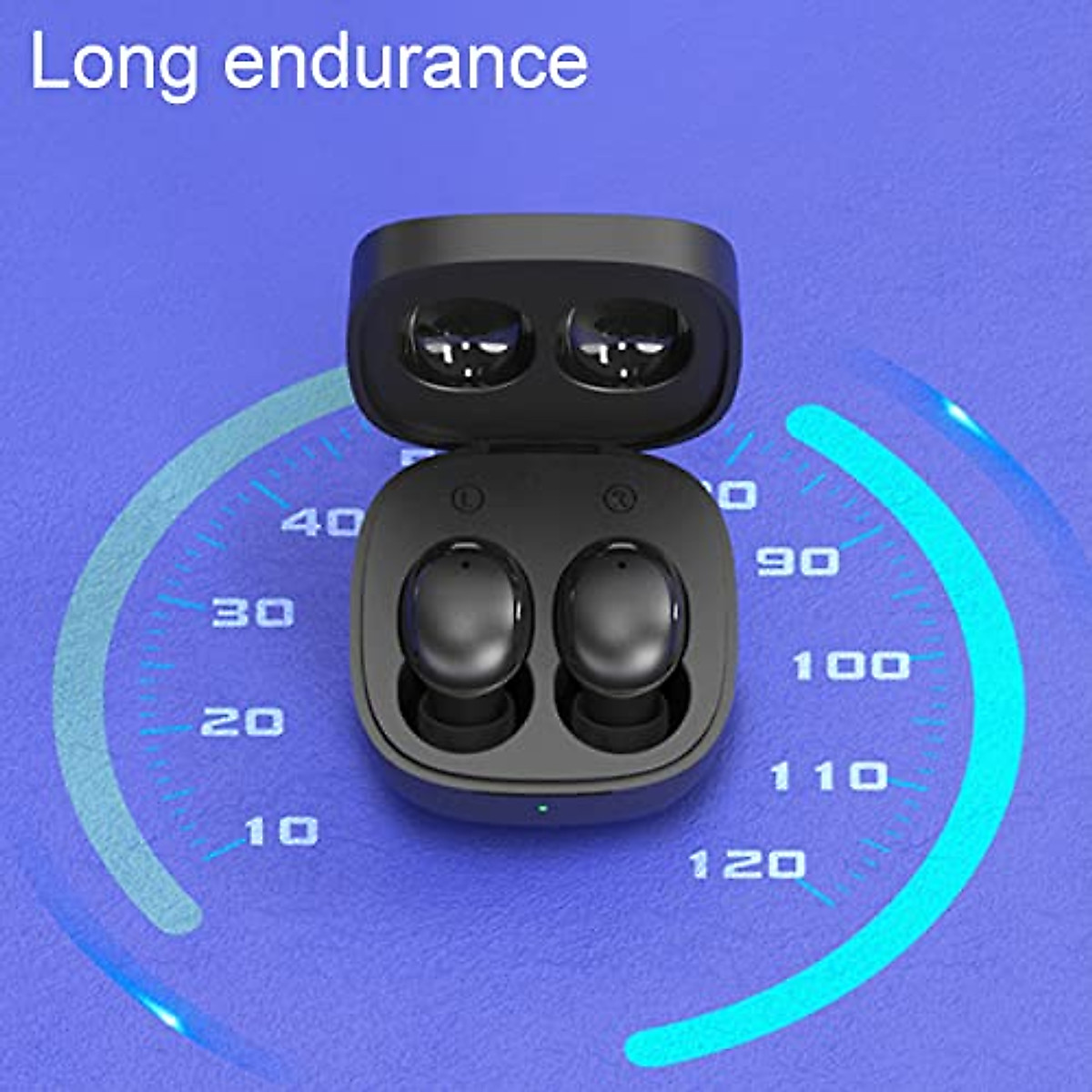 True Wireless Bluetooth5.0 Earbuds,XY30 in-Ear Noise Reduction Earphones Premium Fidelity Stereo Sound Headset E-Sports Game Earbuds for Running