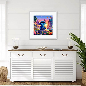 Ksxistiyt Diamond Art Painting Kits for Adults, Full Drill Diamond Dots Paintings for Beginners, Round 5D Paint with Diamonds Pictures Gem Art Painting Kits DIY Crafts Kits 14x14inch