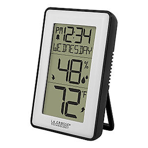 La Crosse Technology 308-1911 Indoor Temperature Station with Humidity Alerts