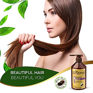 Savannah Hair Therapy Bundle - Shampoo and Conditioner Moisture Repair Treatment, Shea Butter, Cotton and Silk Protein for Dry and Damaged Hair. Sodium Chloride and Sulfate Free. 16.9 oz 500ml X 2