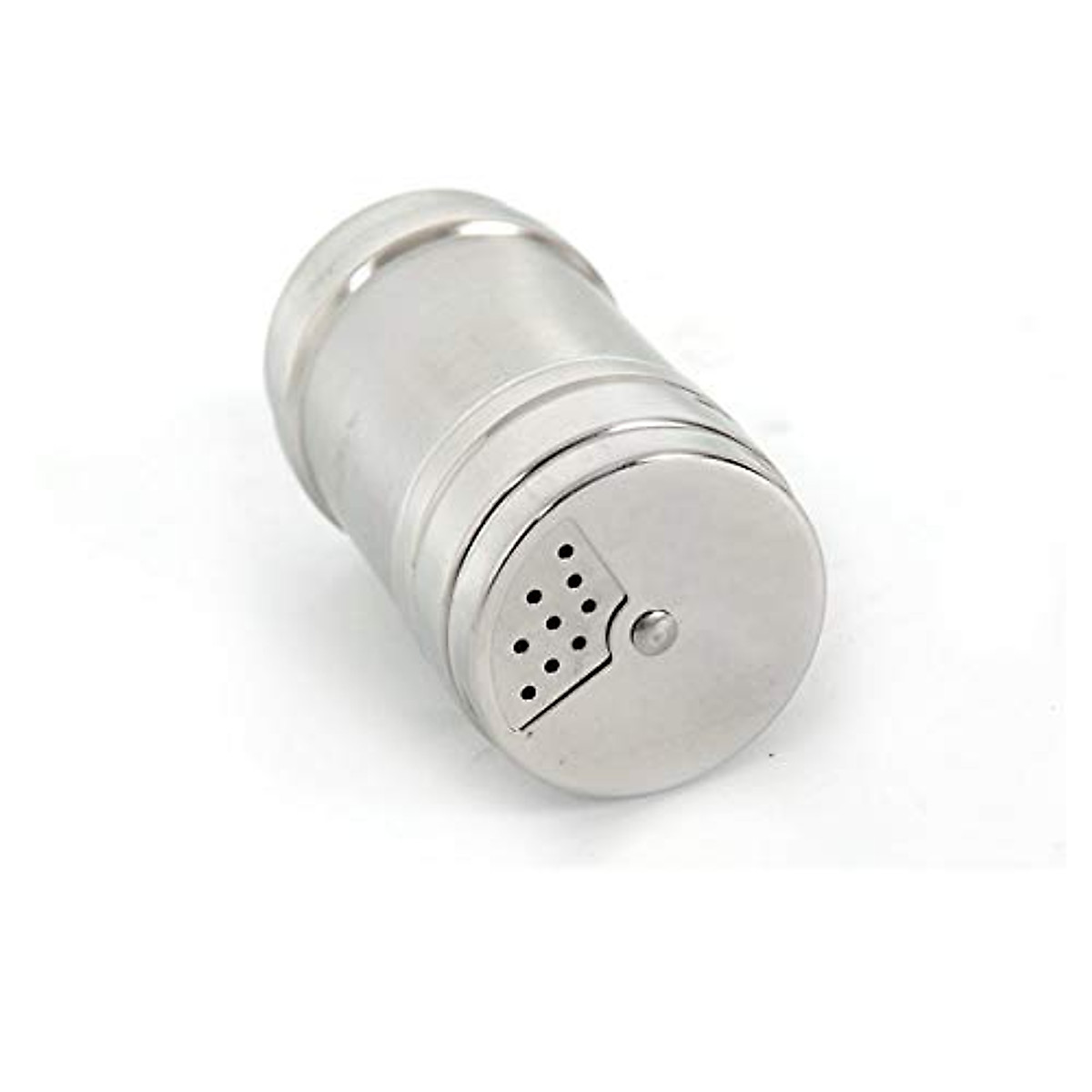 Verdental Stainless Steel Dredge Sugar/Spice/Pepper Shaker Seasoning Cans with Rotating Cover