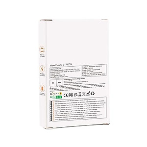 Bluetooth 5.0 Receiver, MaedHawk Bluetooth Aux Adapter Portable Wireless Audio Car Kit with 3.5mm Jack for Home Music Streaming Stereo Headphones Speakers